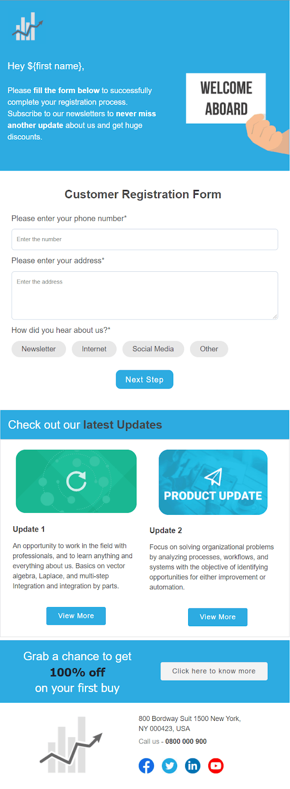 Top Five AMP email templates for lead generation - Digital Monk
